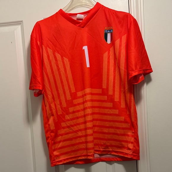 Italina | Shirts | Italina Mens Vibrant Red Sports Jersey | Poshmark